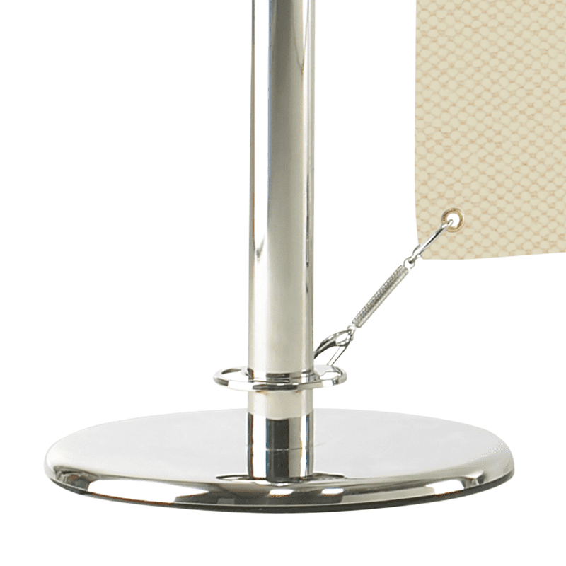 Deluxe Chrome Cafe Barriers - Cafe Barriers From Pennine Cafe Barriers