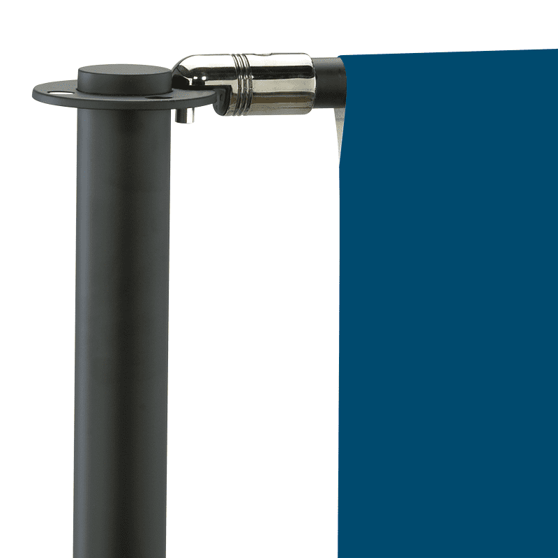 Black Deluxe Cafe Barriers - Pennine Cafe Barriers