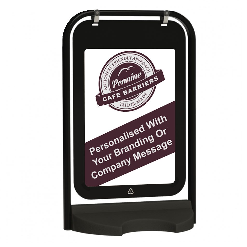 Poster Swinger Pavement Sign Aboard - Cafe Barriers And Cafe Banners ...