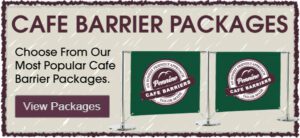 Wooden Post Cafe Barrier - Cafe Barrier Wooden Posts - Pennine Cafe ...